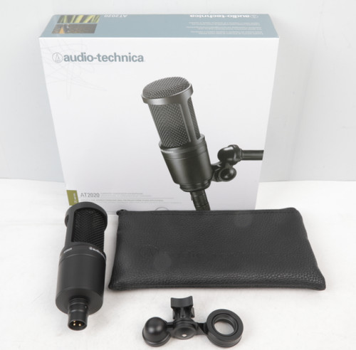 A-T AT2020 Cardioid Condenser Studio XLR Microphone IN BOX NEW | eBay