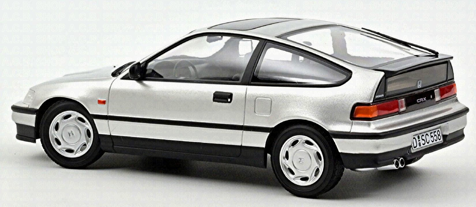 Honda CRX Coupe 2. Generation 1987-91 Typ ED9 silber silver 1:18 Norev ...