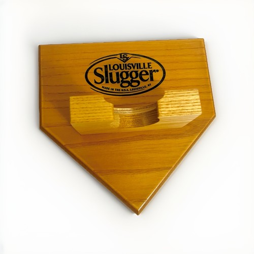 Louisville Slugger Single Bat Wood Rack 6" x 6.5" Made in USA | eBay
