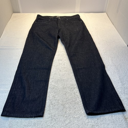 Boss Slim Fit Comfortable Stretch Denim Anderson Dark Wash New Men ...