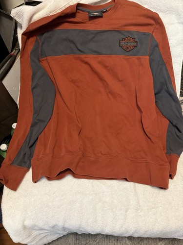 Harley-Davidson Men's Copperblock Long Sleeve Shirt - Orange 99083-20VM ...