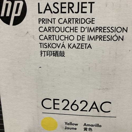 HP CE262AC Yellow Toner Cartridge OEM New sealed | eBay