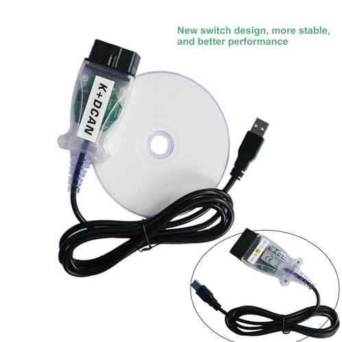 new k d can cable k+ can ediabas USB obd2 kcan dcan Interface Switch ...