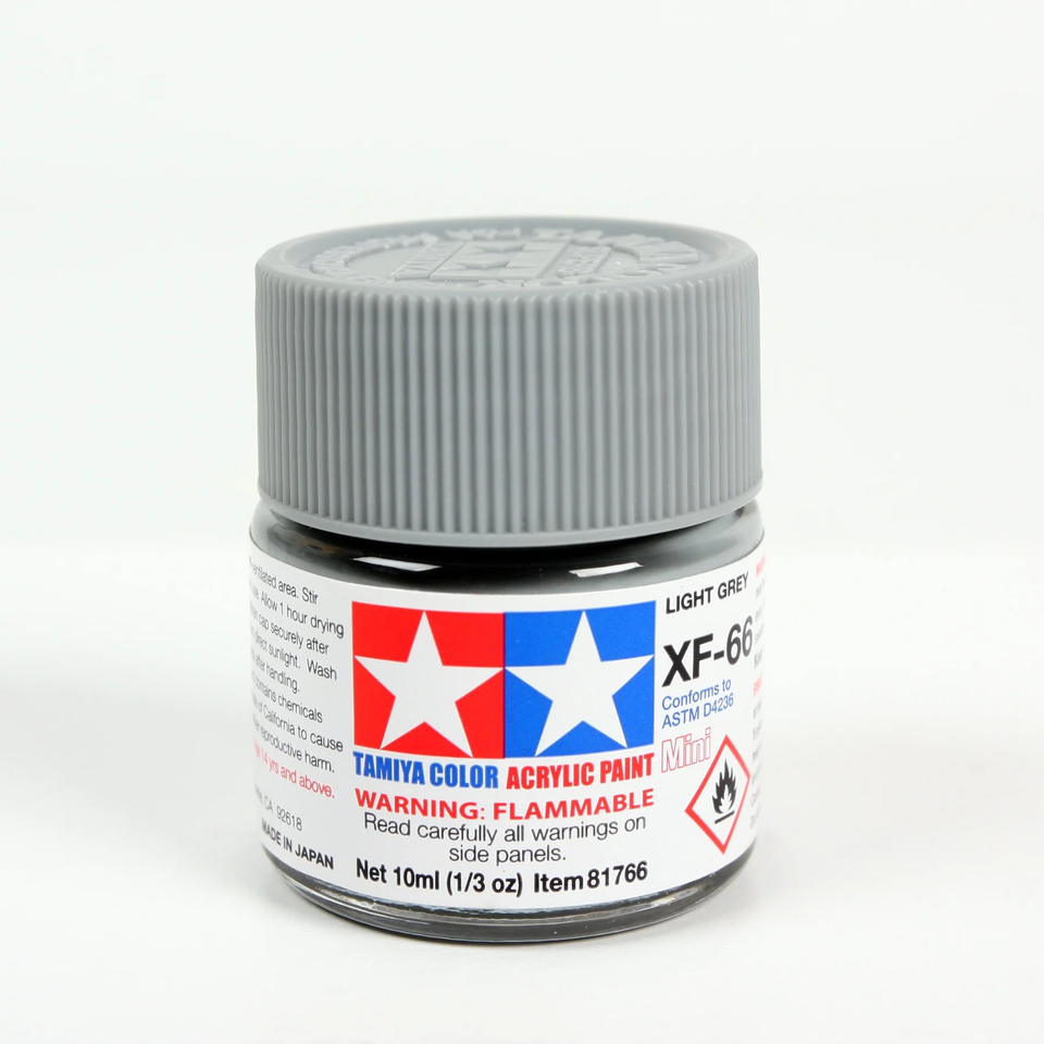 Tamiya 81766 Acrylic Model Paint XF66 Flat Light Gray 1/3oz | eBay