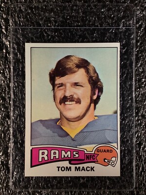 1975 Topps Football #420 Tom Mack EX/MT | eBay