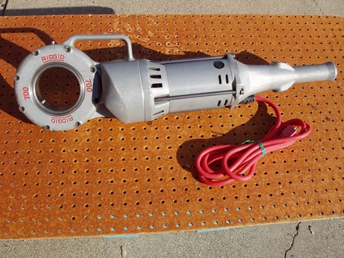 RIDGID 700 ELECTRIC PIPE THREADER HANDHELD PONY THREADING MACHINE ...