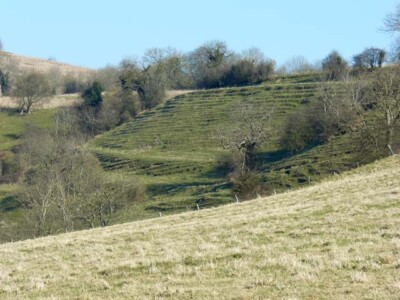 Photo 6x4 Soil creep on the slope west of Prospect Stile Kelston Taken ...