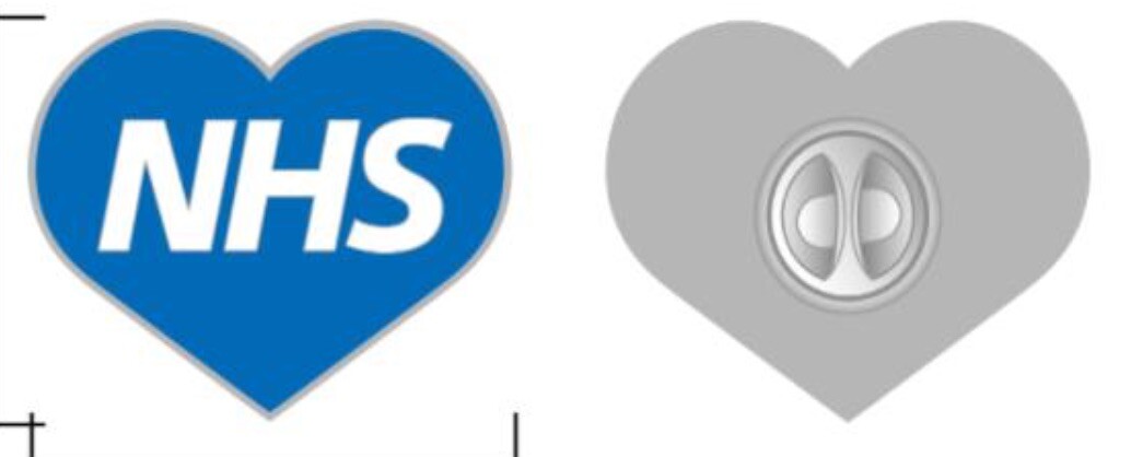NHS PIN BADGE - NHS, NURSE, DOCTOR, PORTER, CARER. PHYSIO, OT, HCA ...