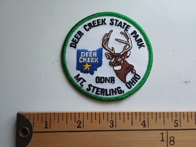 * DEER CREEK STATE PARK ODNR STERING OHIO STATE HUNTING HUNTER PATCH ...