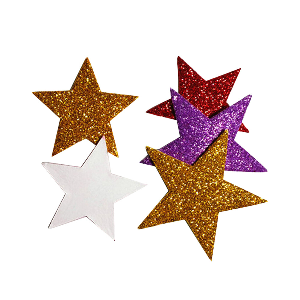 Glitter Star Stickers