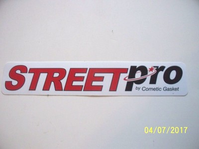 ORIGINAL RACING DECALS " STREET PRO" 9 " X 1.5/8 " | eBay