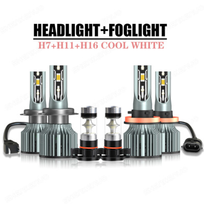 For GMC Acadia 2007 2008 2009 2010 2011 2012 LED Headlights + Fog ...