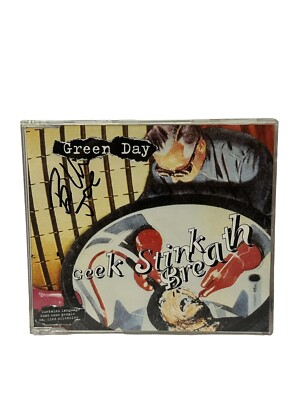Green Day Cd Geek Stink Breath Autograpged by Billie Joe Armstrong Rock ...