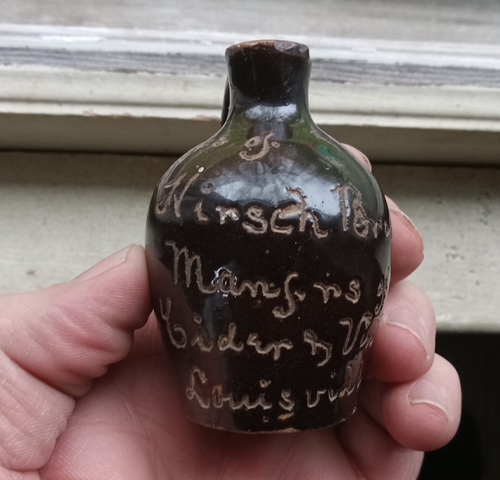 COMPLIMENTS OF HIRSCH BROS CIDER & VINEGAR LOUISVILLE 1890s POTTERY ...