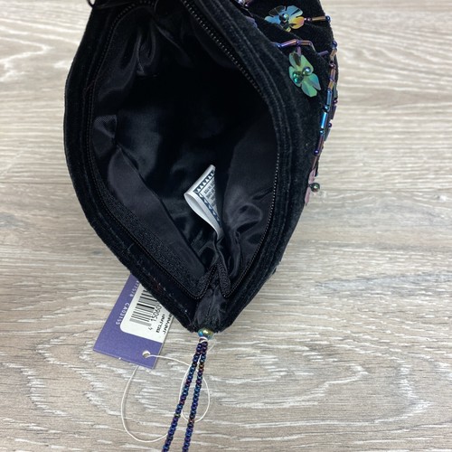 April Cornell Purse Black Japan Bag Beaded Sequin Cornell Trading with ...