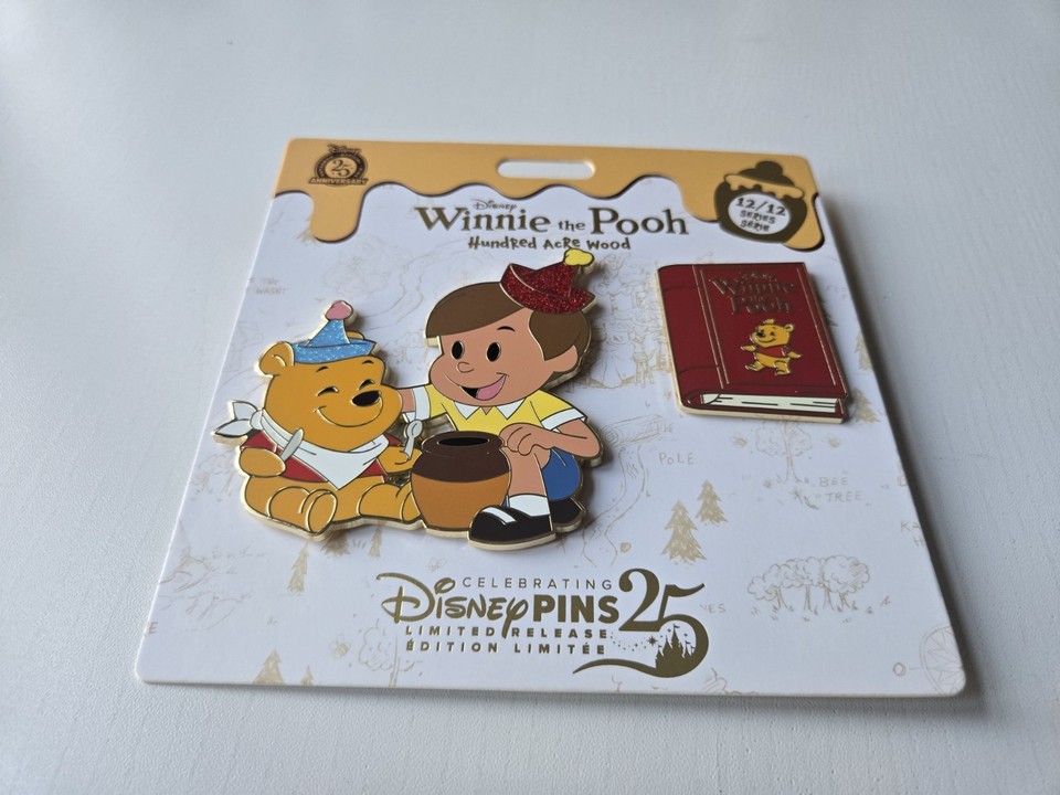 NEW Winnie the Pooh and Christopher Robin Pin Set – December Set #12/12 ...