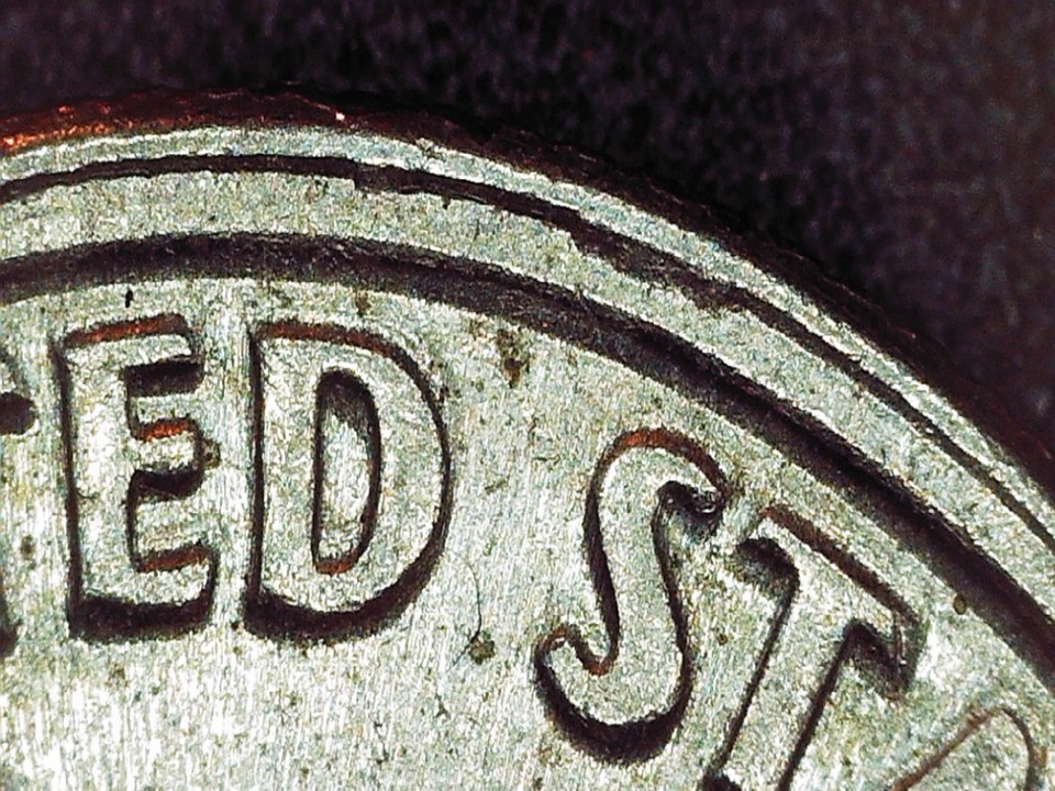 1998 P Dime Double Rim Off Center DDR Errors Strange Numbers | eBay