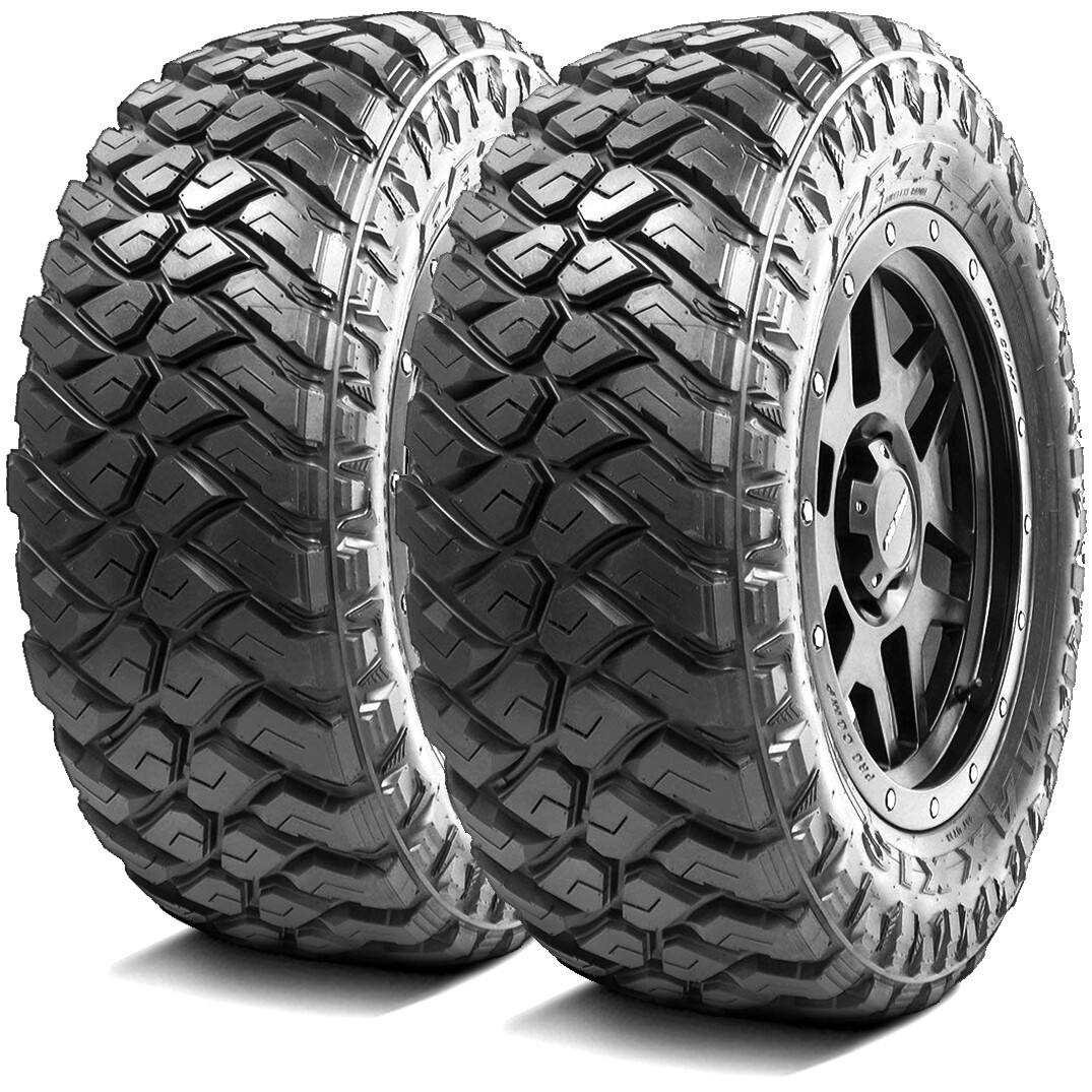 2 Tires LT 295/55R20 Maxxis Razr MT M/T Mud Load E 10 Ply | eBay