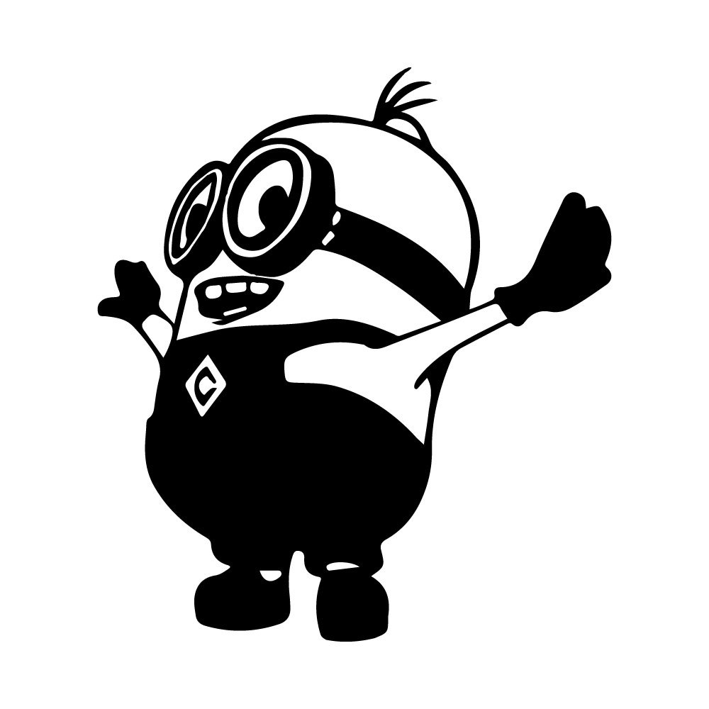Despicable Me Gru Logo Die Cut Vinyl Decal Sticker 4 00 Ebay