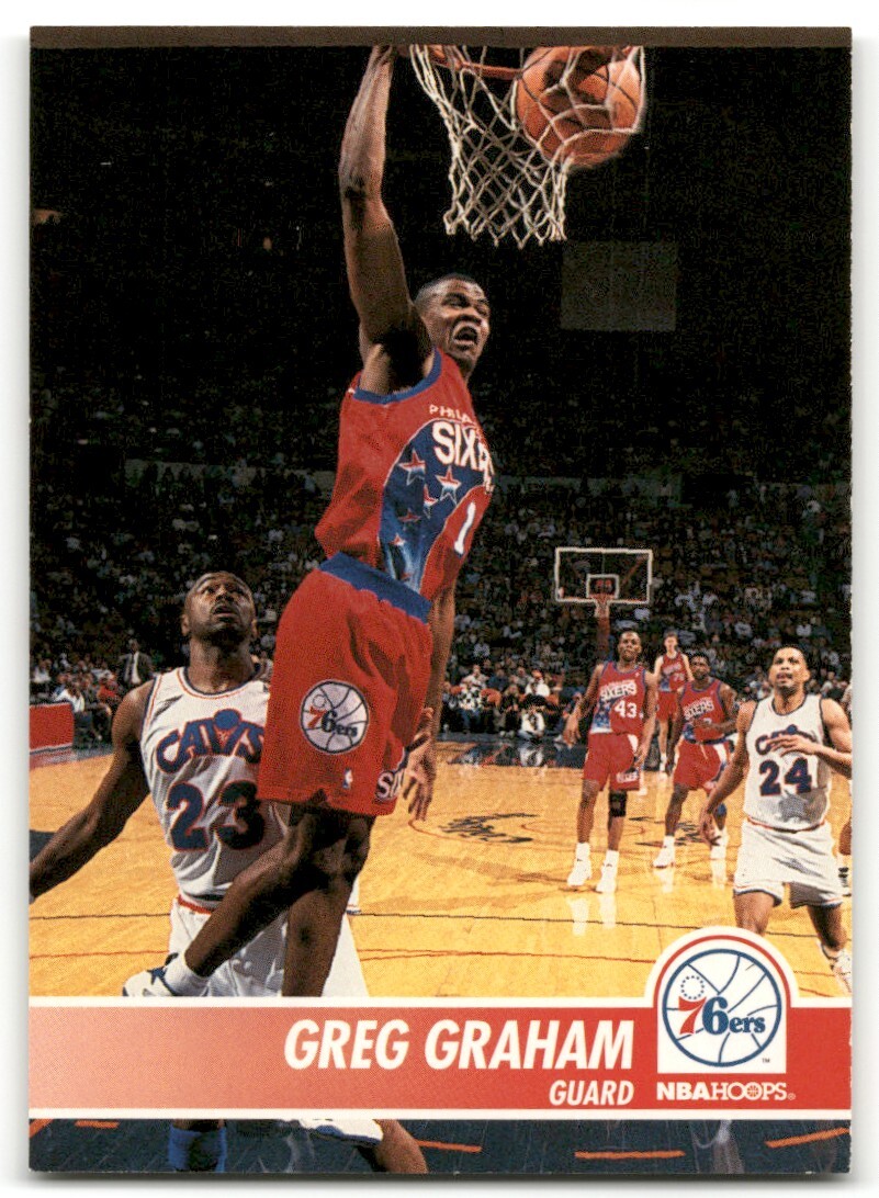 1994-95 NBA Hoops Basketball Card Greg Graham #159 Philadelphia 76ers ...
