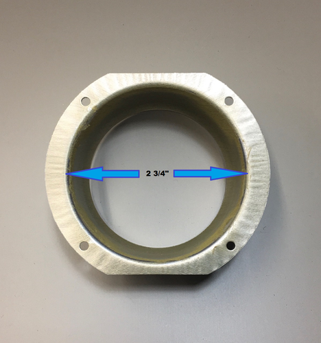 Gutter Outlet - 2 3/4" Round - Gutter Outlet Tube - Downspout Tube - 12 ...