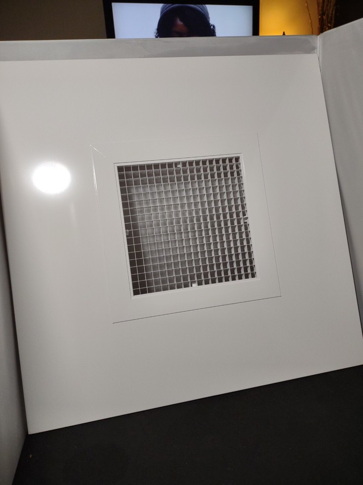 TITUS 50F 24X24 HEATING COOLING DIFFUSER HVAC VENT 10X10 24X24 WHITE 3 ...