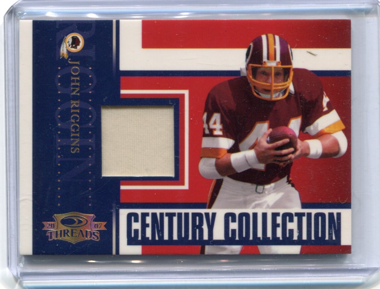 2007 Donruss Threads - JOHN RIGGINS - Game Jersey - WASHINGTON REDSKINS ...