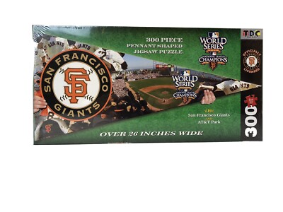San Francisco Giants Pennant Shaped Jigsaw Puzzle 300 Piece World ...