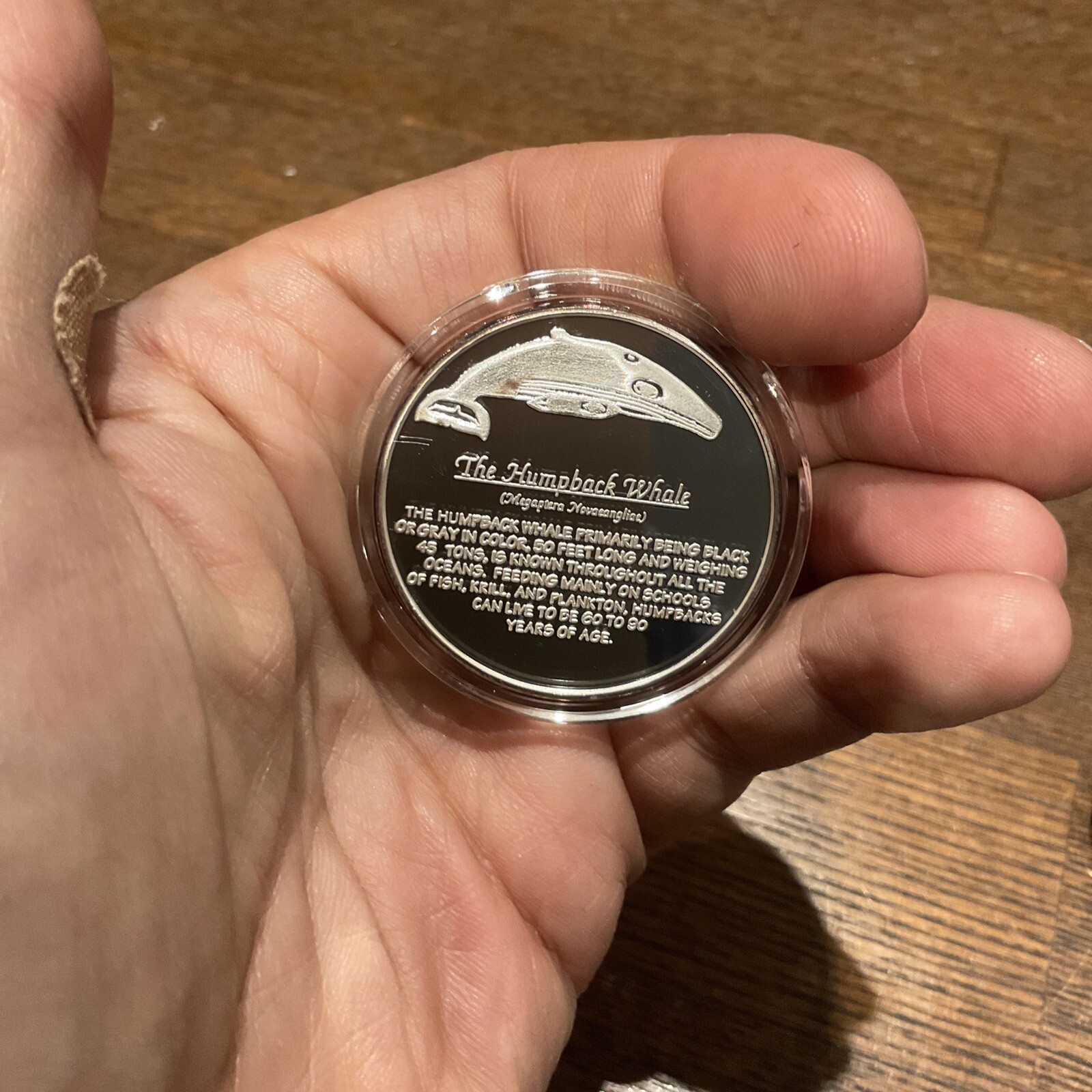 Alaska Mint Humpback Whale Medallion Capsule and Box 1oz .999 Fine Silver | eBay