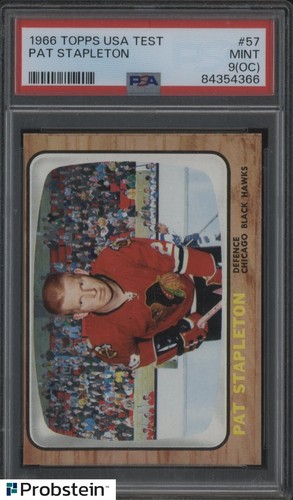 1966 Topps Test #57 Pat Stapleton PSA 9 (OC) | eBay