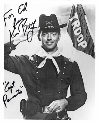 KEN BERRY F-TROOP CAPT. WILTON PARMENTER AUTOGRAPH SIGNED 8" X 10 ...