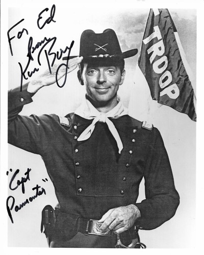 KEN BERRY F-TROOP CAPT. WILTON PARMENTER AUTOGRAPH SIGNED 8" X 10 ...