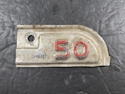 1950 California License Plate Registration Tag Original | eBay