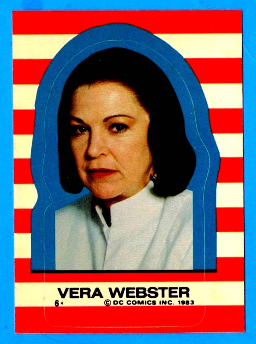 Vera Webster - Superman 3 Topps Sticker # 6 - 1983 (ex-mt) | eBay