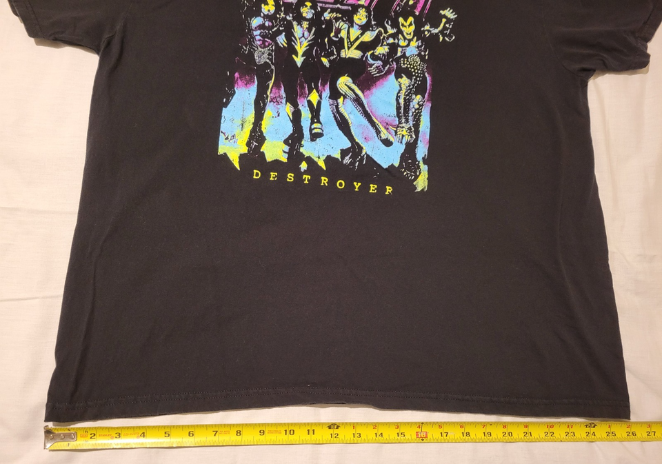 Kiss Destroyer Neon Colors Size 2XL T Shirt VG Cond. INV#BK-2 | eBay