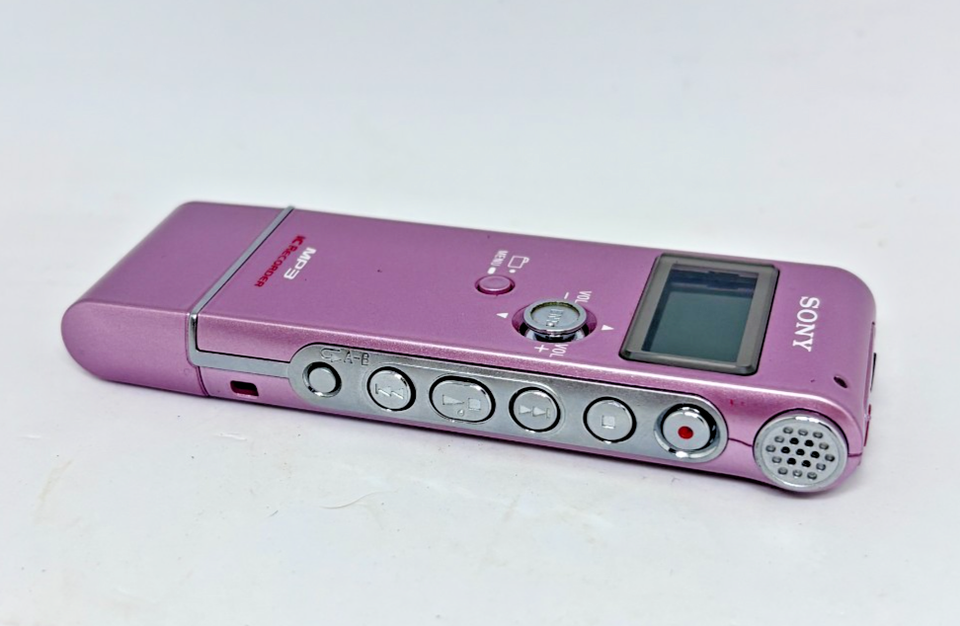 Sony MP3 IC Recorder ICD-UX70 Voice Recorder Dictation PINK | eBay ...