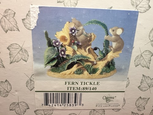 Charming Tails Fitz & Floyd Fern Tickle 89/140 Retired Dean Griff ...