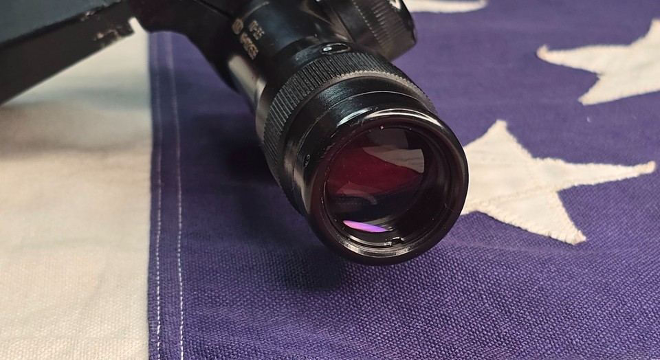 Vintage OMO Russian Compact Rifle Scope 3.5x Fixed Power w/ Side Mount ...
