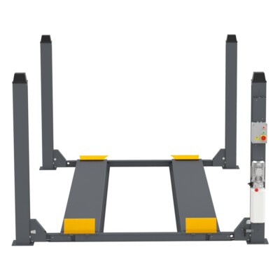 HEAVY DUTY 4 POST SERVICE LIFT 5.5 TONNES PNEUMATIC LOCK! FOUR POST ...