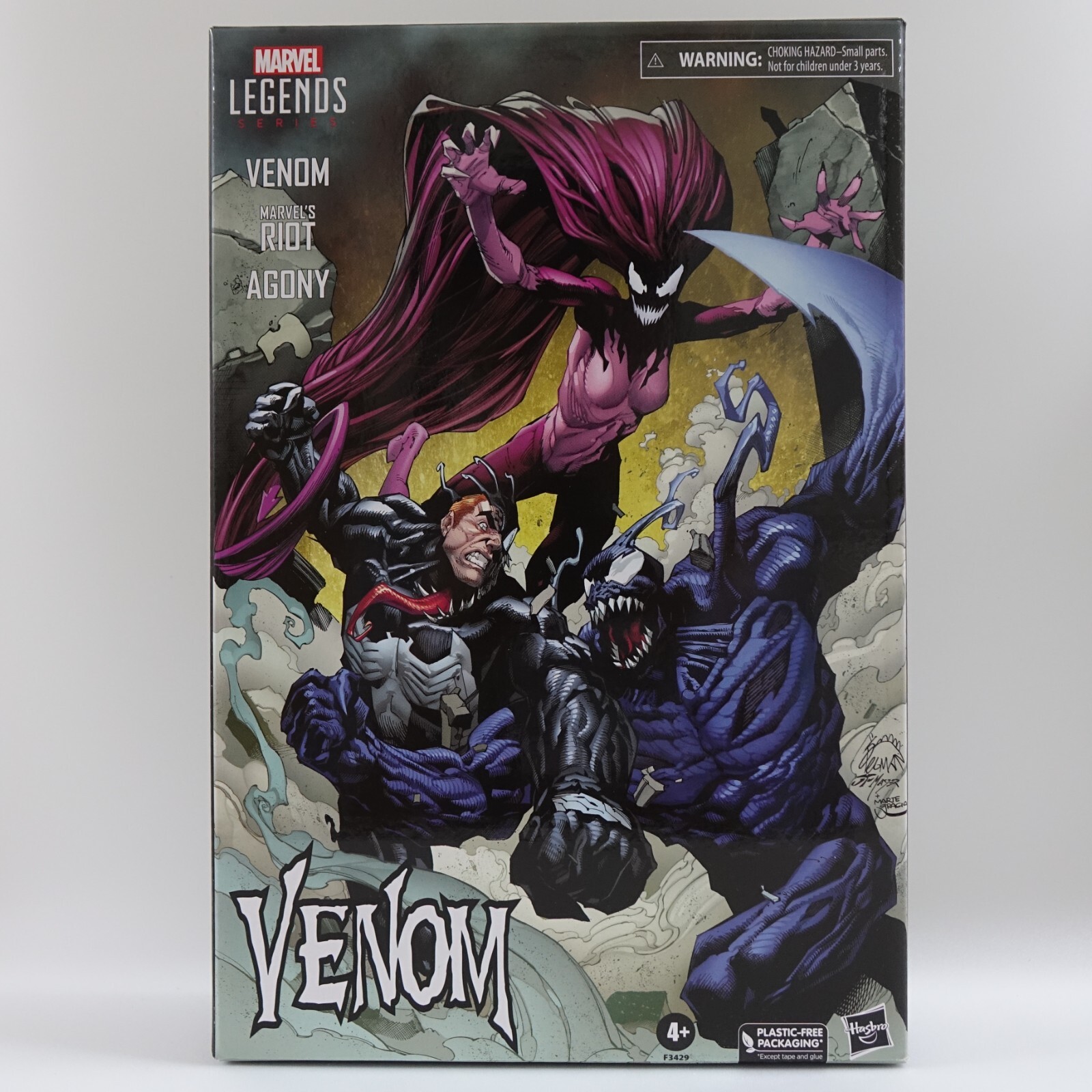 Marvel Legends Venom AGONY RIOT Amazon Exclusive 3 Pack [Each sold ...