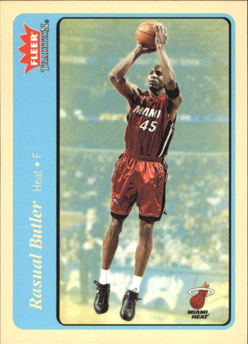 2004-05 Fleer Tradition Blue Miami Heat Basketball Card #43 Rasual ...