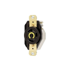 Hubbell HBL2610, 125 VAC, 30 A, NEMA L5-30R, Locking Device Receptacle ...