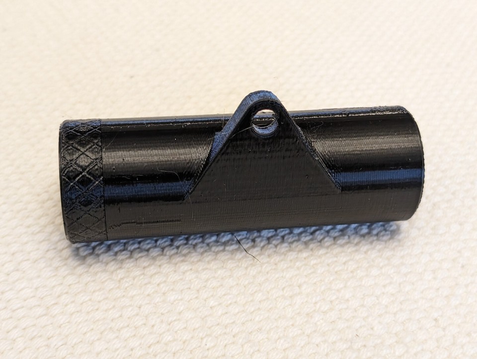 Improved Sealed Stash Tube w/ Emblem for Motorcycle, Boat, ATV - Color ...