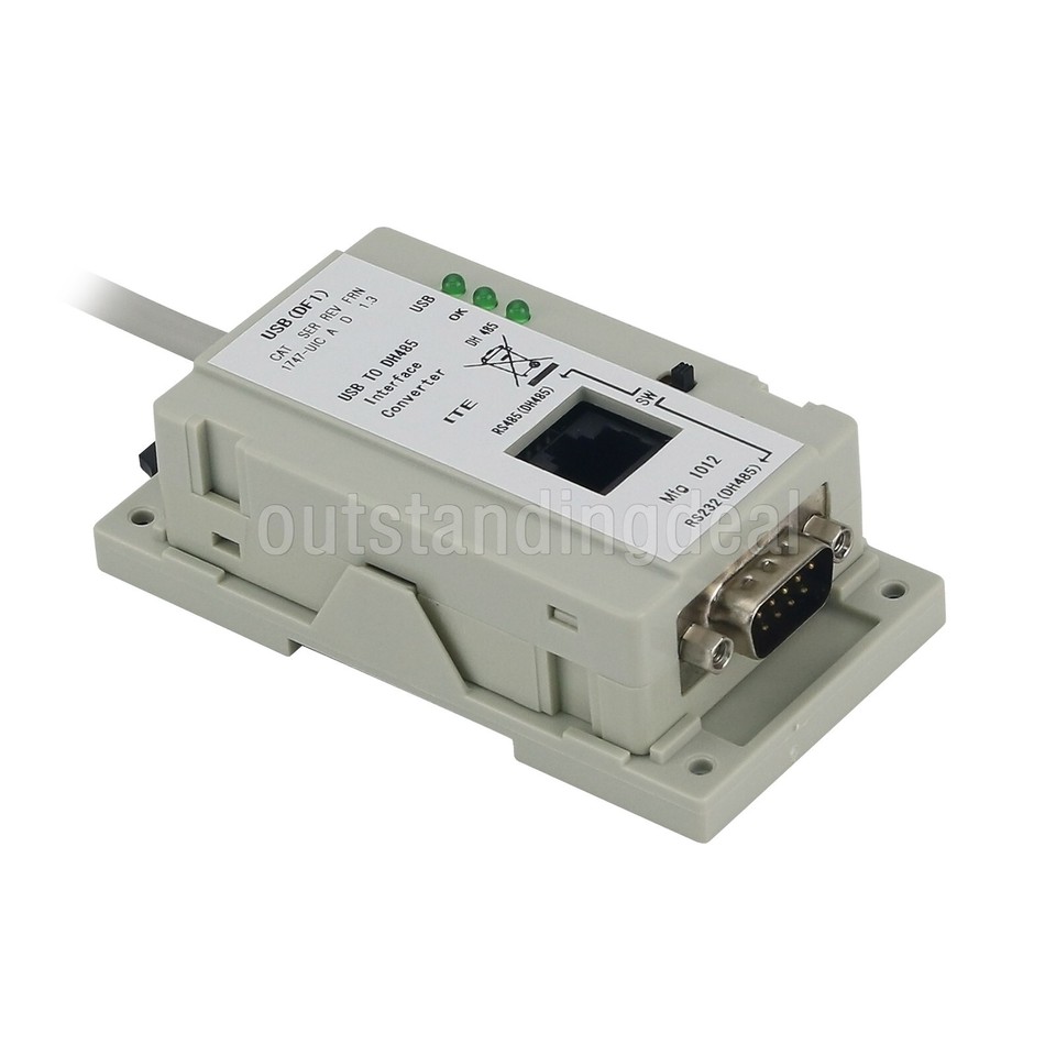 New 1747-UIC USB to DH485 Interface Converter RS-232 RS-485 Ports ot25 ...