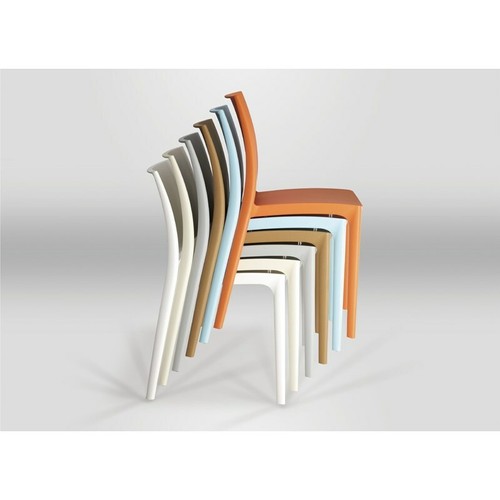 Compamia Maya Patio Dining Chair in Orange | eBay
