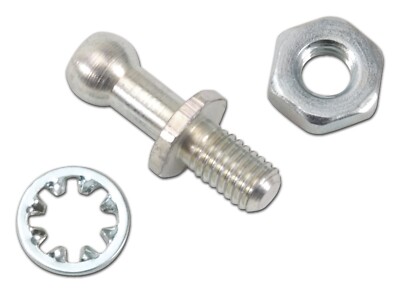 Edelbrock EDE8016 Throttle Lever Stud 1/4"Steel Zinc Oxide for Holley ...