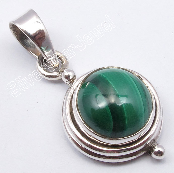 FLASH SALE OFFER | 925 Silver SIMPLE Pendant Real Gemstone Traditional ...