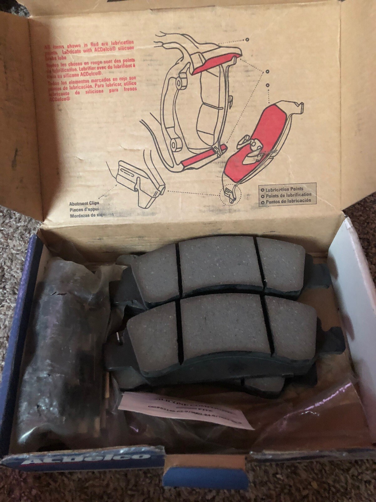 AC Delco Front Brake Pads | eBay