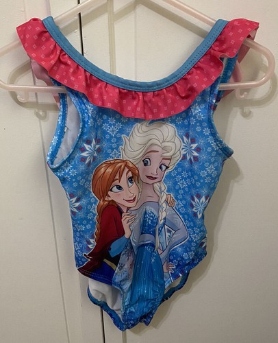 Disney Baby Frozen Elsa One Piece Swimsuit Bathing Suit Toddler Girl 2T ...