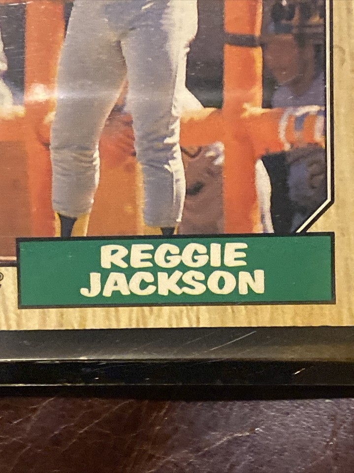 1987 Topps Reggie Jackson #52T TIFFANY Baseball Card Mint Condition ...